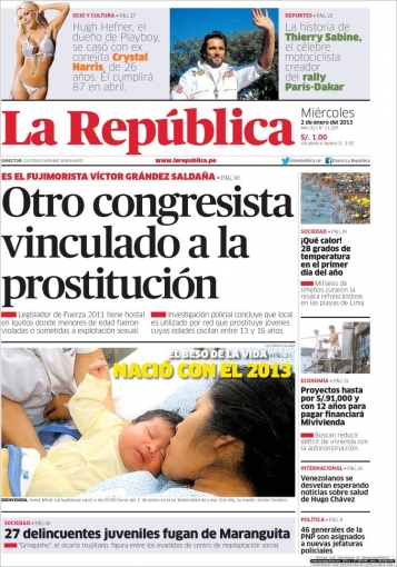 Conozca Las Portadas De Los Diarios Peruanos Para Hoy Miércoles 2 De