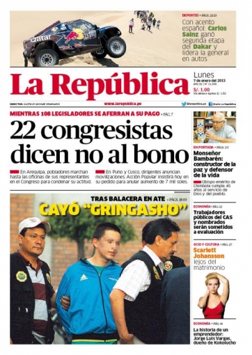 Conozca Las Portadas De Los Diarios Peruanos Para Hoy Lunes 7 De Enero