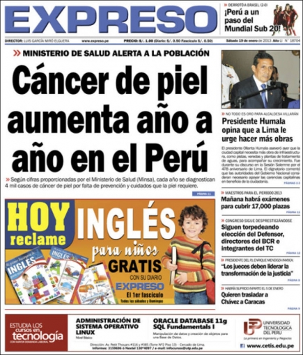Conozca Las Portadas De Los Diarios Peruanos Para Hoy Sábado 19 De