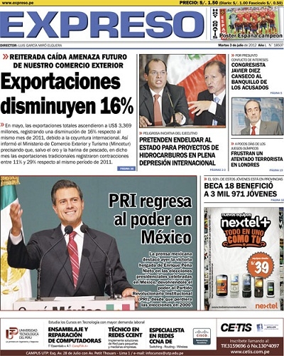 Vea Las Portadas De Los Principales Diarios Peruanos Para Hoy Martes 03