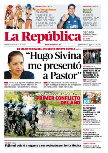 Conozca Las Portadas De Los Diarios Peruanos Para Hoy Sábado 26 De
