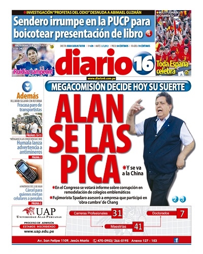 Vea Las Portadas De Los Principales Diarios Peruanos Para Hoy Martes 03