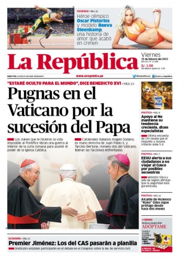 Conozca Las Portadas De Los Diarios Peruanos Para Hoy Viernes 15 De
