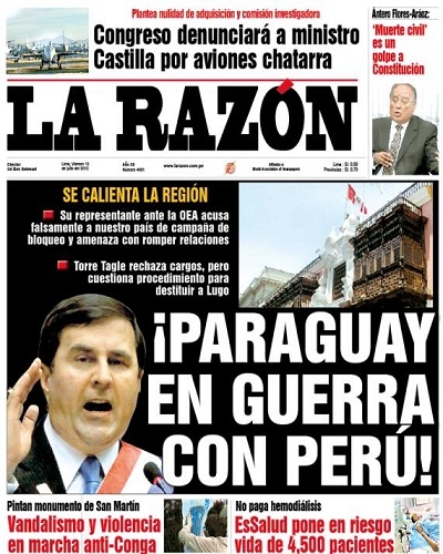 Las Portadas De Los Diarios Peruanos Para Hoy Viernes 13 De Julio