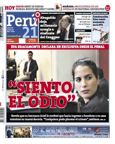 Conozca Las Portadas De Los Diarios Peruanos Para Hoy Lunes 16 De Julio