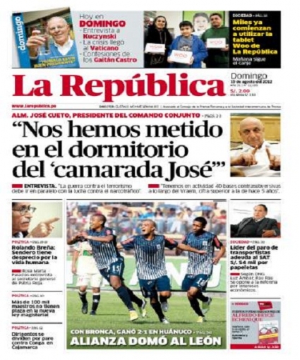 Conozca Las Portadas De Los Diarios Peruanos Para Hoy Domingo 19 De