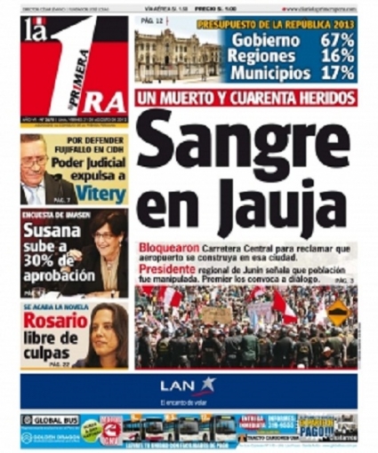 Conozca Las Portadas De Los Diarios Peruanos Para Hoy Viernes 31 De