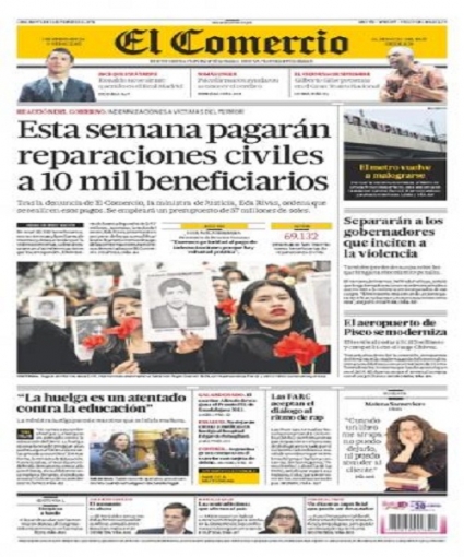 Conozca Las Portadas De Los Diarios Peruanos Para Hoy Martes 4 De