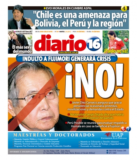 Conozca Las Portadas De Los Diarios Peruanos Para Hoy Martes 2 De