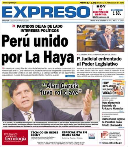 Conozca Las Portadas De Los Diarios Peruanos Para Hoy Viernes 30 De