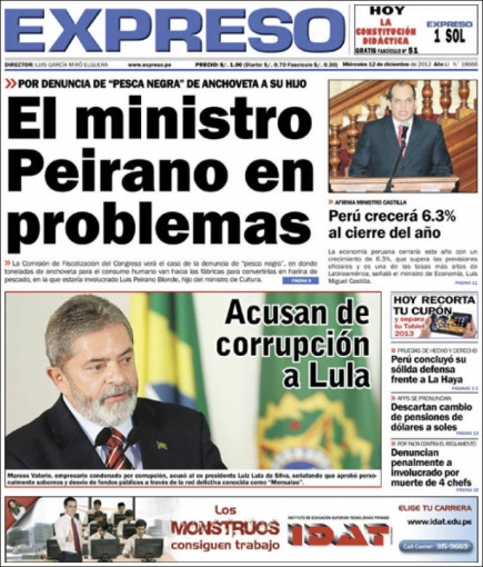 Conozca Las Portadas De Los Diarios Peruanos Para Hoy Miércoles 12 De
